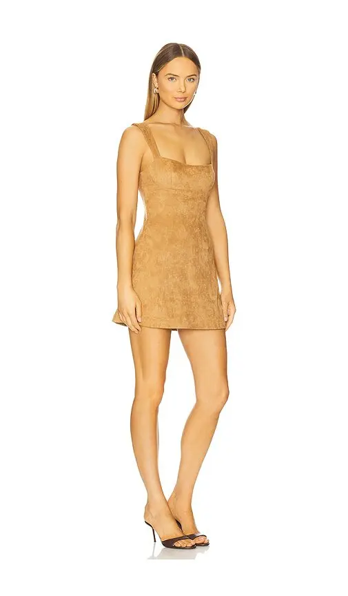 RUNAWAY THE LABEL Zaela Square Neck Mini Dress