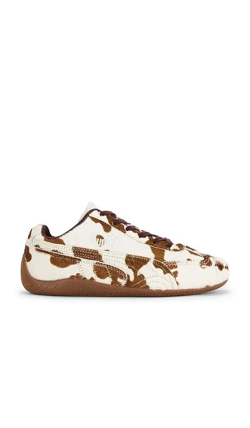 PUMA Speedcat Cow Sneakers - Chocolate Brown & Gum