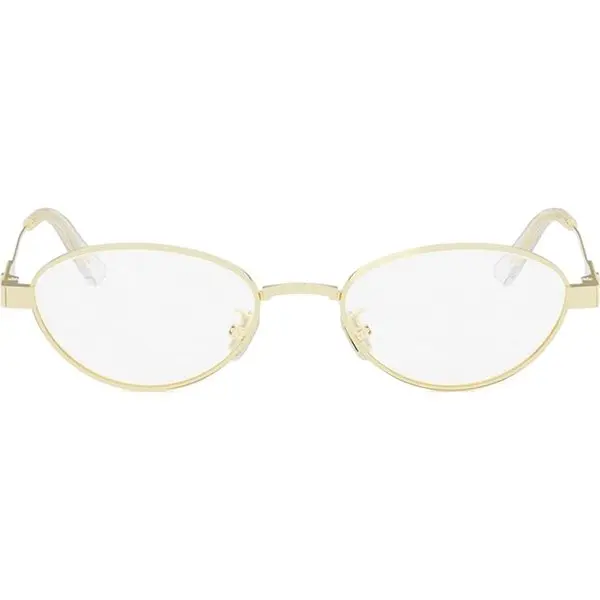 Dior Oval Eyeglasses - Shiny Gold Dh