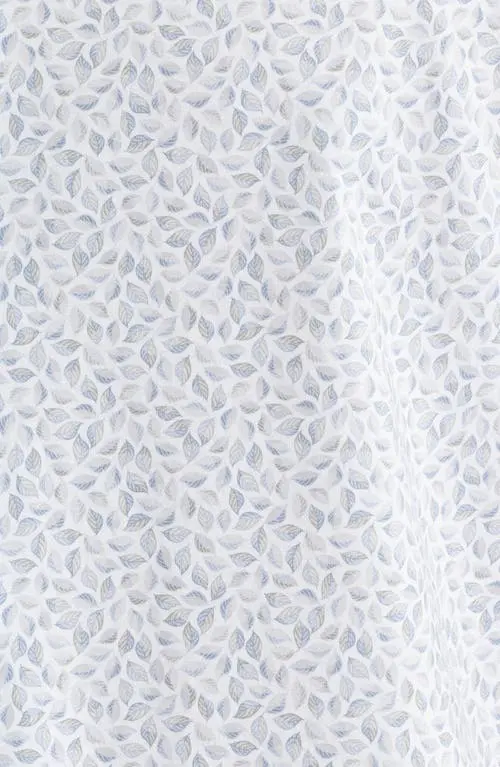 Bugatchi Miles Ooohcotton® Leaf Print Short Sleeve Button-up Shirt - Sand