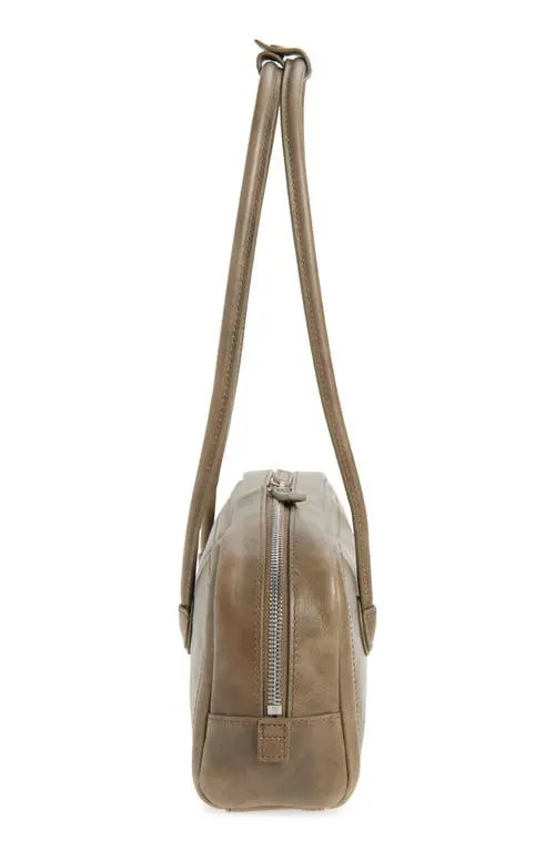 MARGESHERWOOD Soft Boston Leather Shoulder Bag - Etoffe Pull-up
