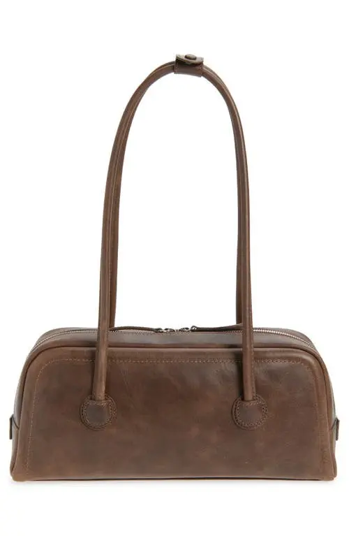 MARGESHERWOOD Soft Boston Leather Shoulder Bag