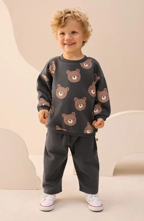 NEXT Bear Print Sweatshirt And Joggers Set