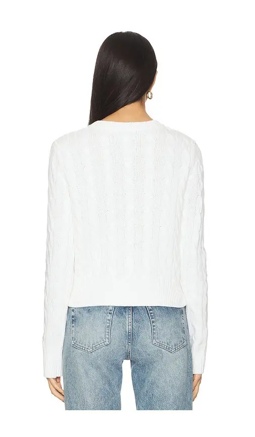Terez X Lakers Knit Cardigan - White
