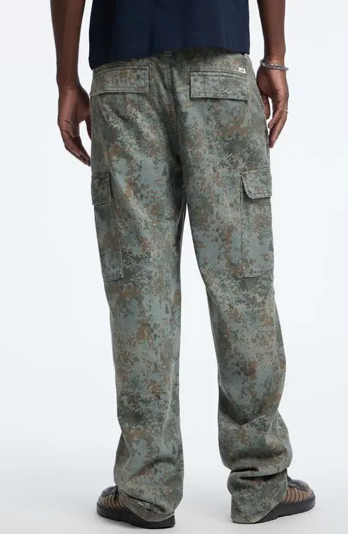 GUESS ORIGINALS Camo Relaxed Fit Cotton Twill Cargo Pants