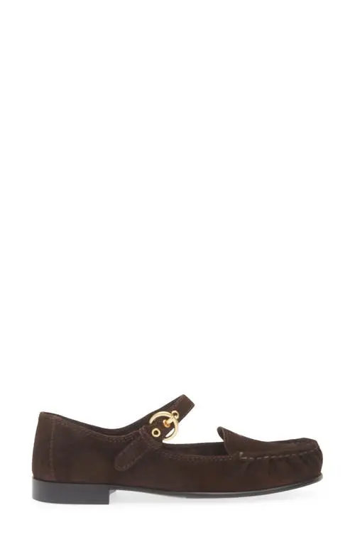 Miu Miu Mary Jane Loafer - Moro Suede