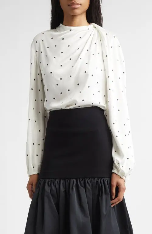 A.L.C. Blaire Polka Dot Top