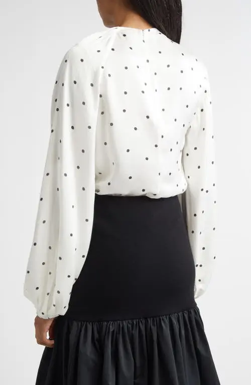 A.L.C. Blaire Polka Dot Top