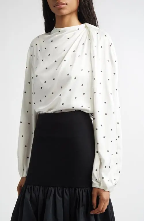 A.L.C. Blaire Polka Dot Top