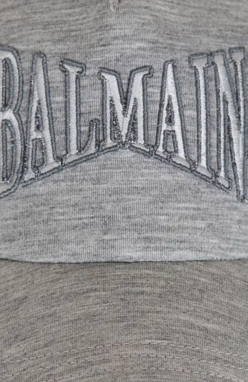 Balmain Embroidered Jersey Cap