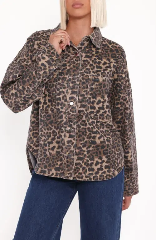 PETAL & PUP Elias Print Denim Jacket