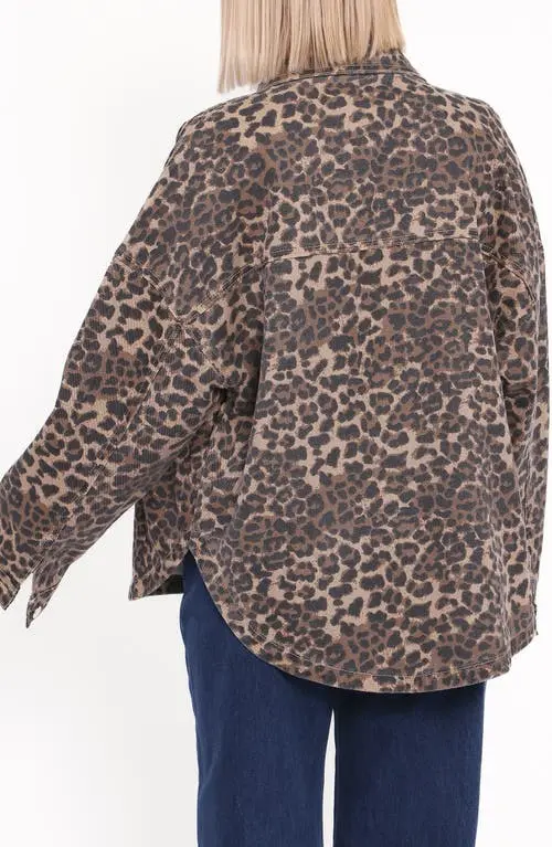 PETAL & PUP Elias Print Denim Jacket