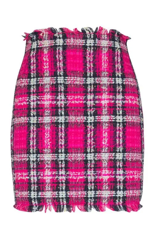 Balmain Glitter Tweed Mini Skirt