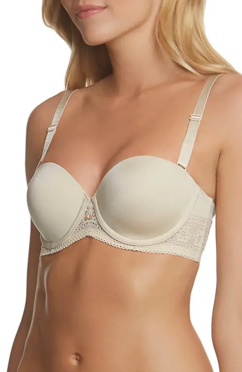 DOMINIQUE INTIMATES Tessa Lace Convertible Strapless Bra With Spacer Cups - Latte