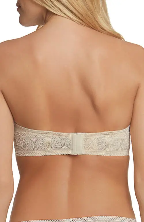 DOMINIQUE INTIMATES Tessa Lace Convertible Strapless Bra With Spacer Cups - Latte