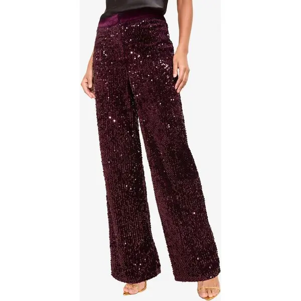 FRIENDS LIKE THESE Sequin Wide Leg Pants
