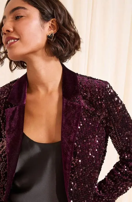 FRIENDS LIKE THESE Sequin Blazer