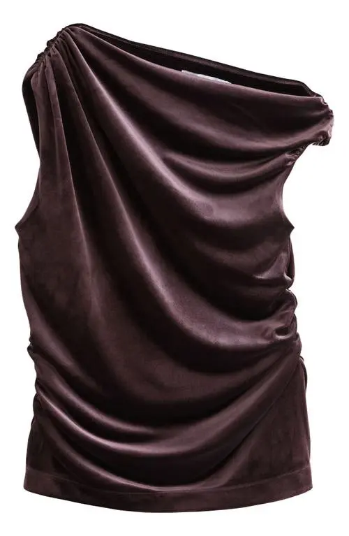 NEXT Drape Velvet Top