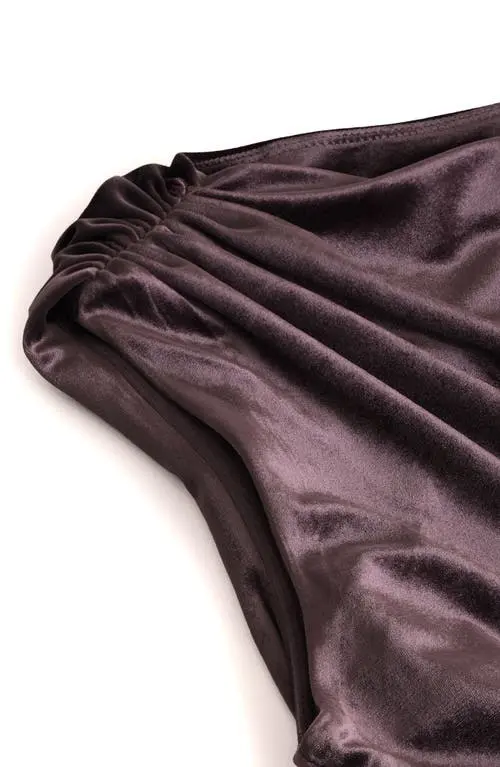 NEXT Drape Velvet Top