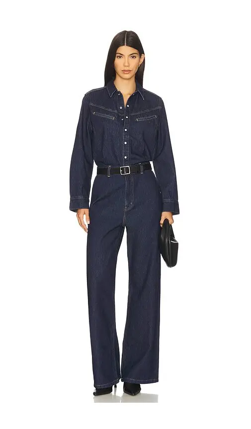 LEVI'S Rinoa Wide Leg Jumpsuit In Blue - Reign Of The Rinse