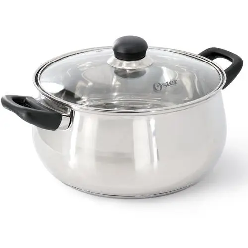 OSTER Rametto 5 Piece Belly Shaped Stainless Steel Cookware Set