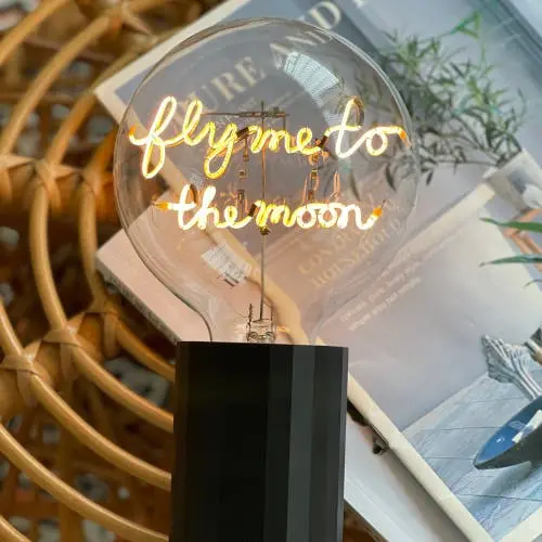 MITB Fly Me To The Moon Portable Table Lamp - Emerald