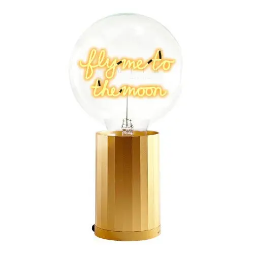 MITB Fly Me To The Moon Portable Table Lamp - Gold