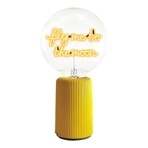 MITB Fly Me To The Moon Portable Table Lamp - Yellow