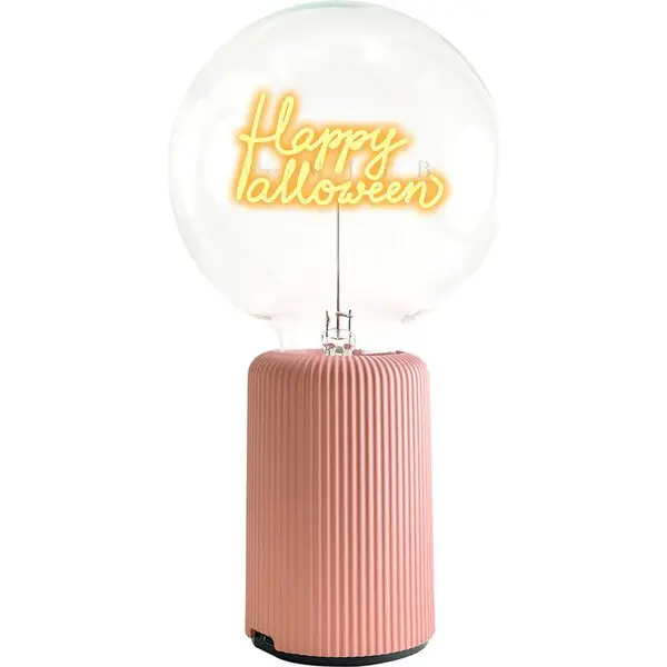 MITB Happy Halloween Portable Table Lamp - Pink