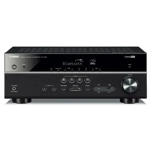 YAMAHA Rx-v385bl 5.1 Channel Av Receiver With Ypao Automatic Room Calibration - Black