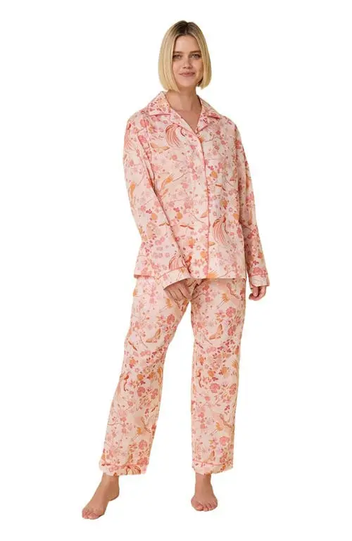 THE CAT'S PAJAMAS Voile Pajama Set - Sorbet Roses