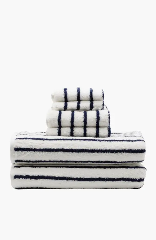 ITALIC Ultraplush Australian Cotton Luxe Towel Set - Dusk/white