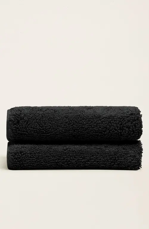 ITALIC Ultraplush Australian Cotton Washcloth - Black
