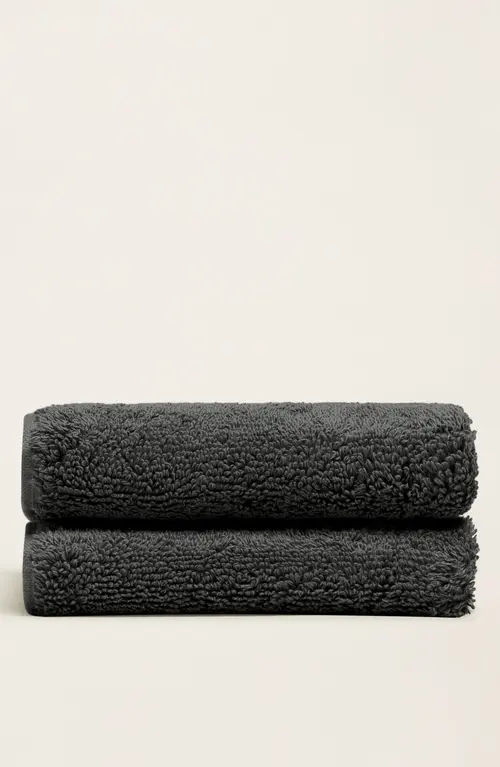 ITALIC Ultraplush Australian Cotton Washcloth - Charcoal