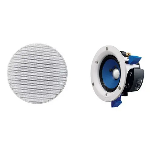 YAMAHA Ns-ic400 90 Watt 4 Inch 2 Way In Ceiling Speakerspair - White
