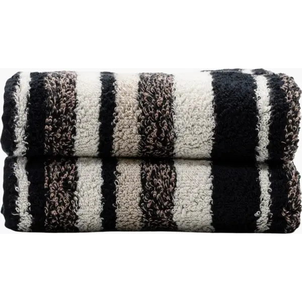ITALIC Ultraplush Australian Cotton Hand Towels - Multi Stripe
