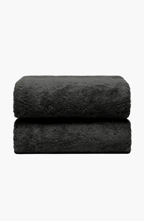ITALIC Ultraplush Australian Cotton Bath Sheets - Charcoal