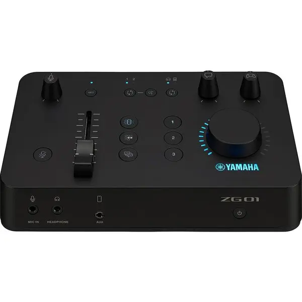 YAMAHA Zg01 Gaming Audio Mixer With Usb-c Interface - Black