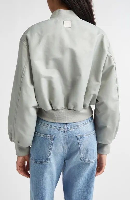 Stella McCartney Nylon Crop Bomber Jacket