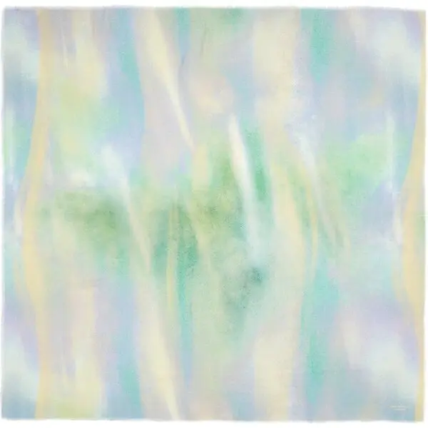 Lafayette 148 New York Aurora Silk Scarf - Aurora Green Multi