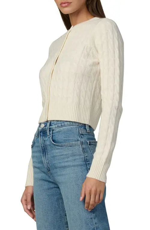 Joe's Jeans Dani Cable Cashmere Cardigan