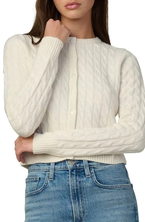 Joe's Jeans Dani Cable Cashmere Cardigan