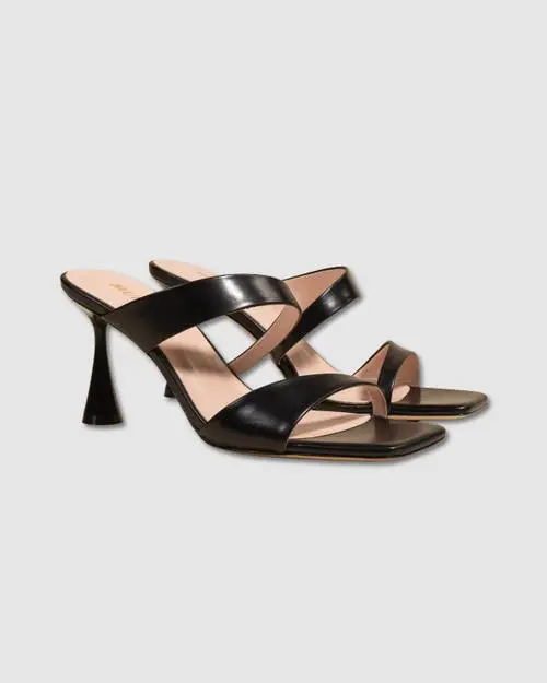 MI/MAI Tara Square Toe High Heel Mule