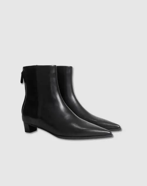 MI/MAI Kith Low Heel Ankle Boots - Black