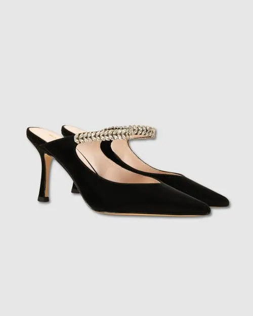 MI/MAI Harper Leather Mule Diane Perreau - Black