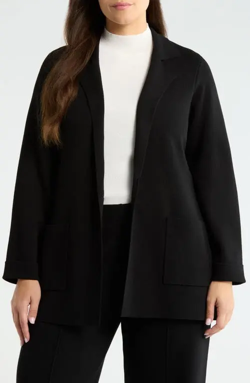 TAHARI ASL Tie Waist Cardigan