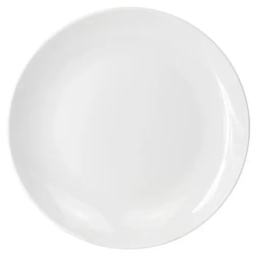 ELAMA Porcelain 12 Piece Large Round Dinner Plate Set