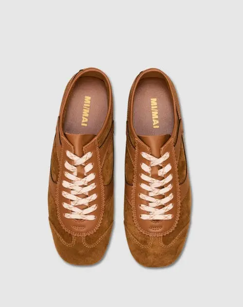 MI/MAI Paola Basket Sneakers - Brown