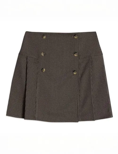 ALBARAY Pleated Mini Skirt