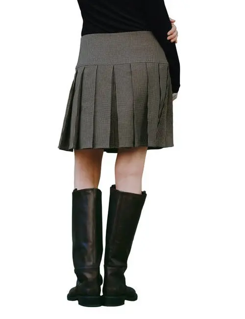 ALBARAY Pleated Mini Skirt